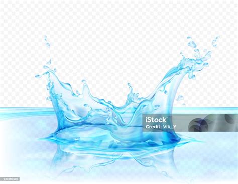투명 한 물 밝아진 격리에 투명 한 배경 벡터 일러스트 레이 션 Eps10 따르기에 대한 스톡 벡터 아트 및 기타 이미지 따르기 떨어짐 마실 것 Istock