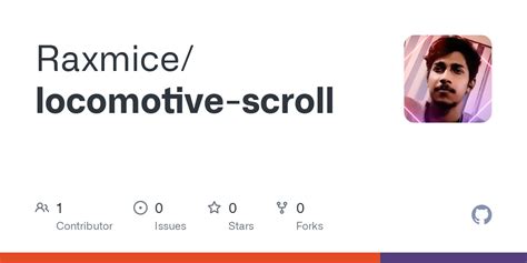 github raxmice locomotive scroll