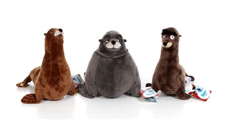 Dan The Pixar Fan Finding Dory Disney Store Sea Lion Plush Rudder Fluke And Gerald