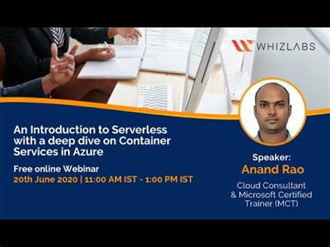 An Introduction To Serverless With A Deep Dive On Container Services In Azure YouTube