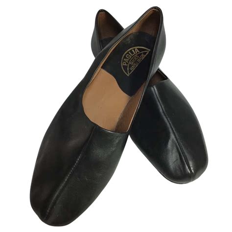 Mens Size 12 Black Leather Shoess