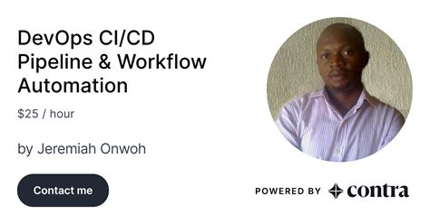 Devops Cicd Pipeline And Workflow Automation By Jeremiah Onwoh