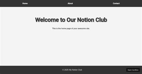 Notion Codesandbox