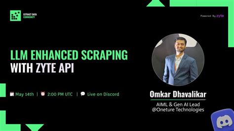 webscraping api llms data scrapingapi community webinar data