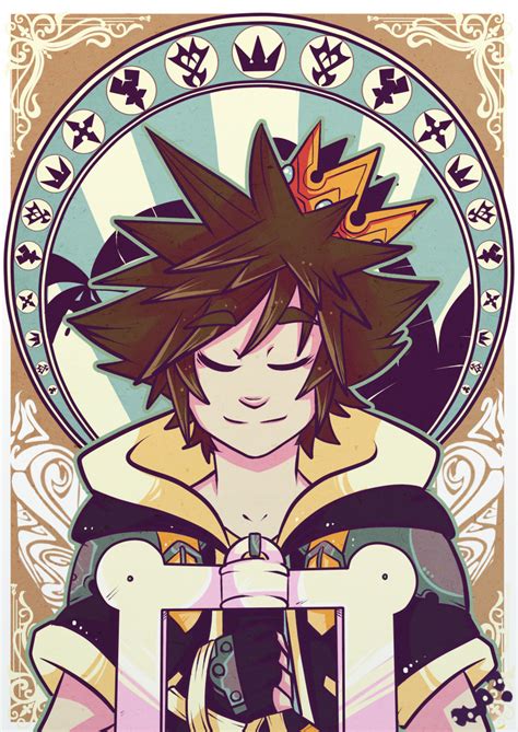 King Sora Drawings Kh13 · For Kingdom Hearts