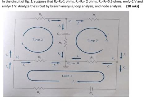Solved In The Circuit Of Fig 2 Suppose That Rdrb 1 Ohms Rcrd2 Ohms Rerf05 Ohms E2