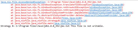Java Nio File AccessDeniedException File System Error And Solution