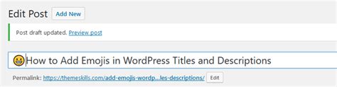 How To Add Emojis In Wordpress Titles And Descriptions Themeskills