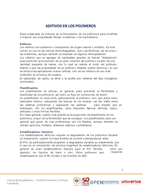 Pdf Tema02aditivos En Los Polimeros Dokumentips