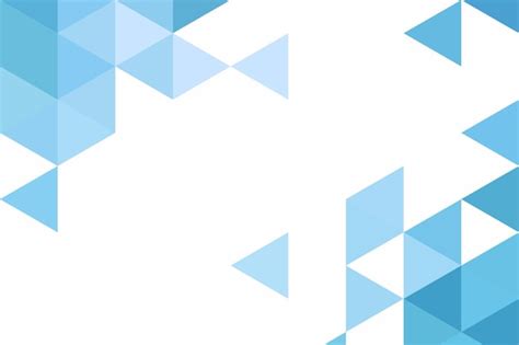 Premium Vector Gradient Blue Background On Triangle Pattern Geometric