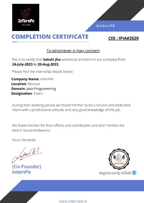 sakshi jha on linkedin connections internship java javaprogramming