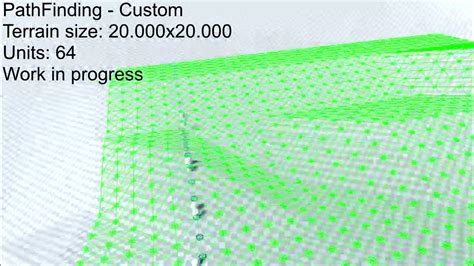 Unity3d Pathfinding Work In Progress Huge Terrain Youtube