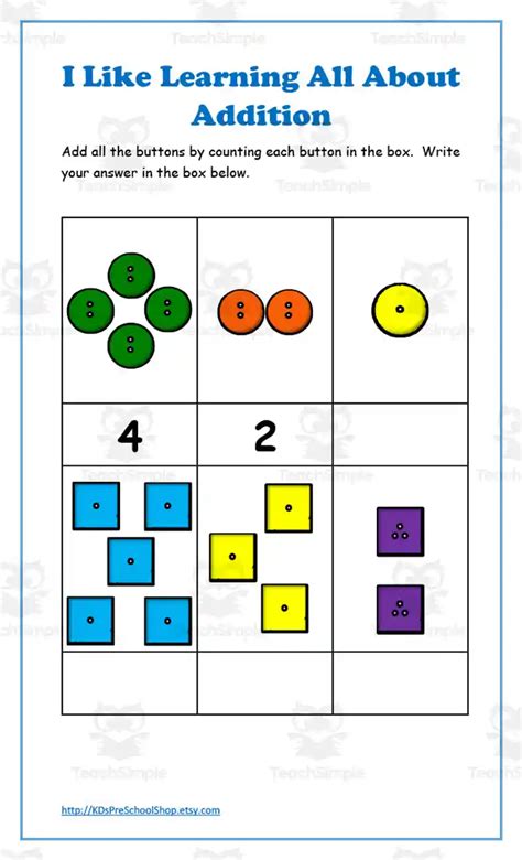 Adding Up To 10 With Pictures Worksheets For Preschool Worksheets Library