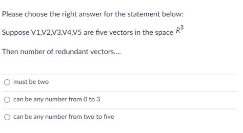 Solved Which Of The Following Are The Eigenvectors Of The