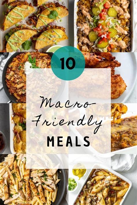 10 High Protein Macro Friendly Recipes Macro Friendly Recipes Macro