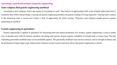 Genetic Engineering Ethics Pptx Biotech And Biomedical Industry