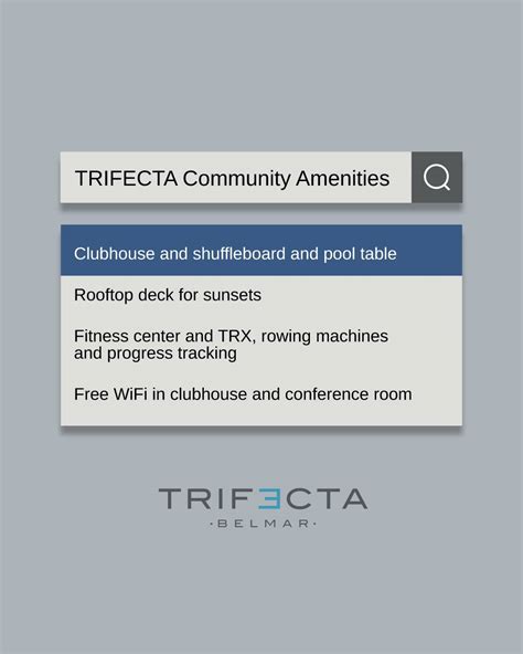 Trifecta From Upscale Amenities To Connected Community Spaces