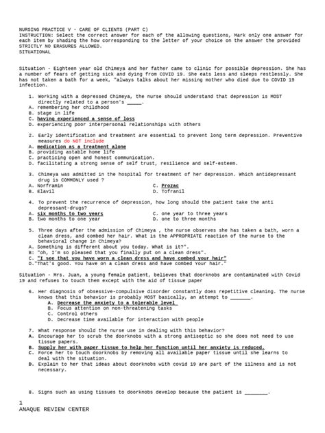 Np5 Nov 2022 Final Download Free Pdf Borderline Personality