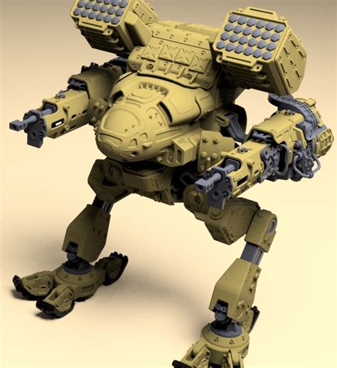 Battletech Mech I Did This A While Ago In Fusion And I M Revisiting It