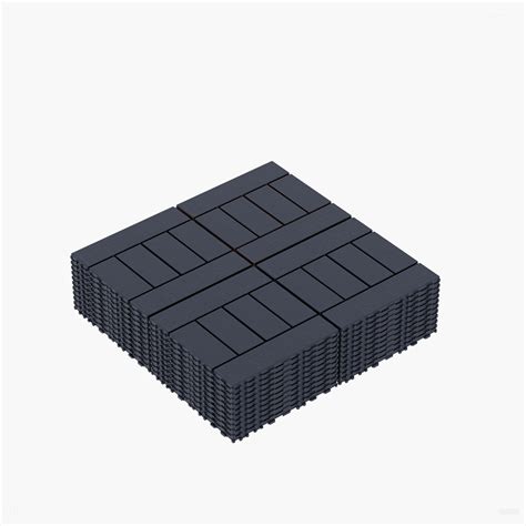 Bvnecxp H Style 12 Patio Deck Tiles Diy Module Interlocking Decking