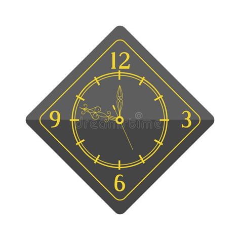 Wall Clock Circle Sign With Chronometer Pointer Tool And Deadline Stopwatch Speed Office Alarm