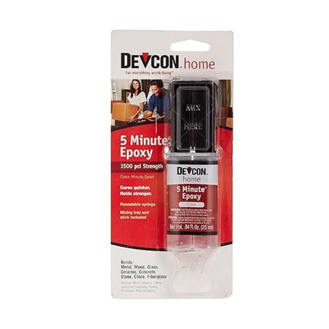 Devcon 5 Minute Epoxy Clear 20545 Go Industrial