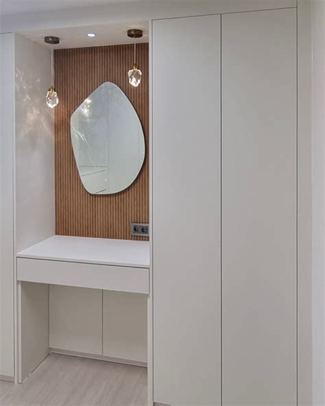 하우드시스템 🧚‍♂️안산 포레나 고잔 아파트 •팬던트 조명과 함께 연출한 템바보드 화장대로 나만의 Facebook