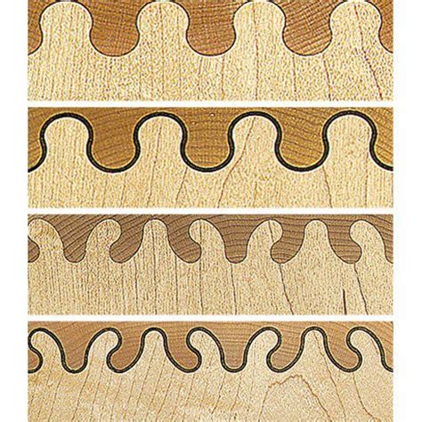 Leigh Ellipse And Wave Isoloc Joint Templates For D Series Dovetail Jigs