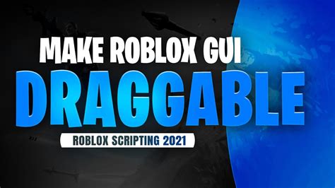 How To Make Your Roblox Gui Draggable Youtube