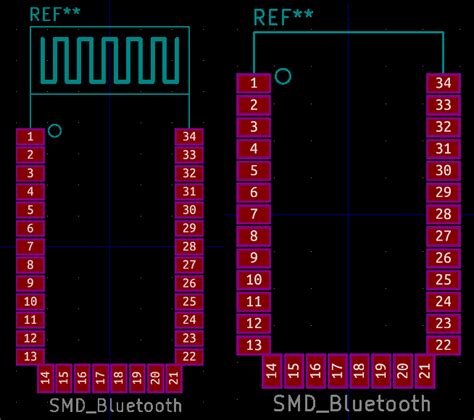 Librerías Para Kicad Hc 05 Modulo De Bluetooth