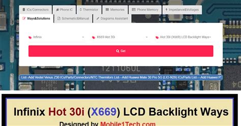 Infinix Hot I X LCD Backlight Ways