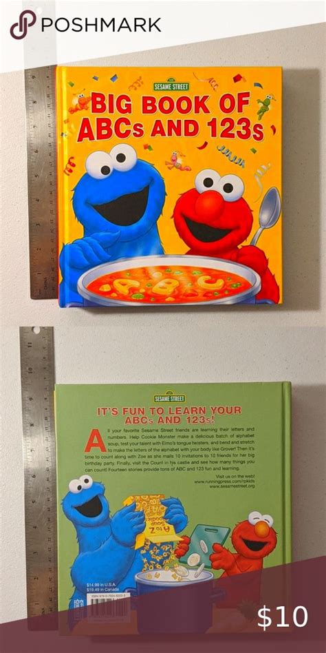 Sesame Street Big Book Of Abcs And 123s Elmo And Friends Sesame