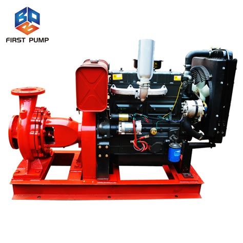 6 Inch High Performance Diesel Engine Driven Fire Fighting Pump With