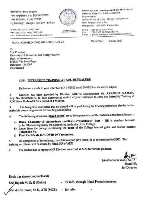 akansha raman on linkedin internship ade drdo 17 comments