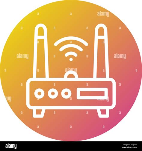 Wifi Router Vector Icon Design Illustration Stock Vector Image Art Alamy