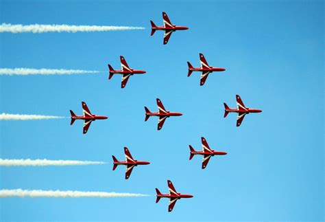 The Red Arrows At The Llandudno Air Show © Jeff Buck Cc By Sa20