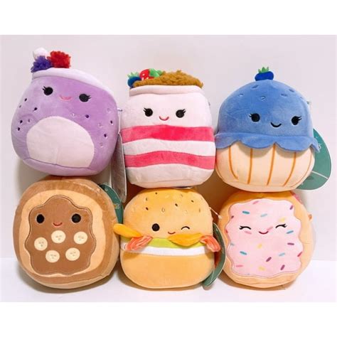 Squishmallows Breakfast Squad Set Of 6 5 Mini Plush Dolls Toast