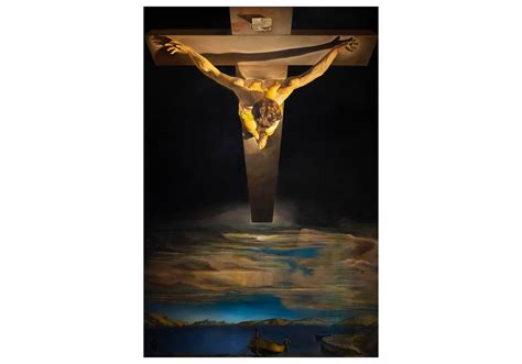 Salvador Dalí Christ Of Saint John Of The Cross 1951 Canvas Painting