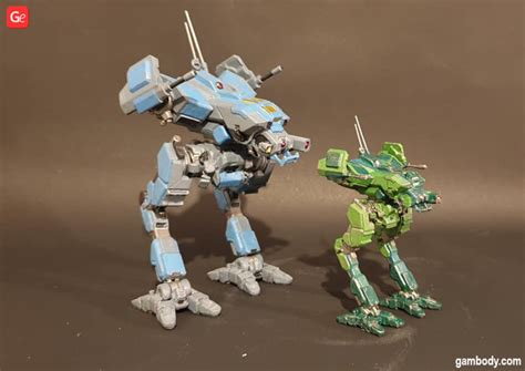 3d Printed Battletech Models Miniatures And Large Scale Mechs