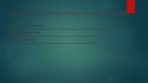 Forensic Analysis Ppt Of Forensic Science Pptx