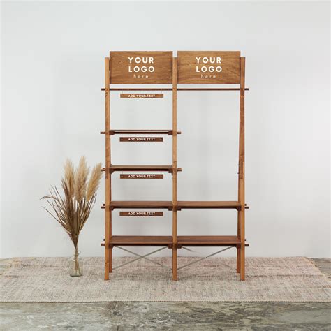 Display Shelving Unit Vrs 01 Cf With Clothing Rail Collapsible