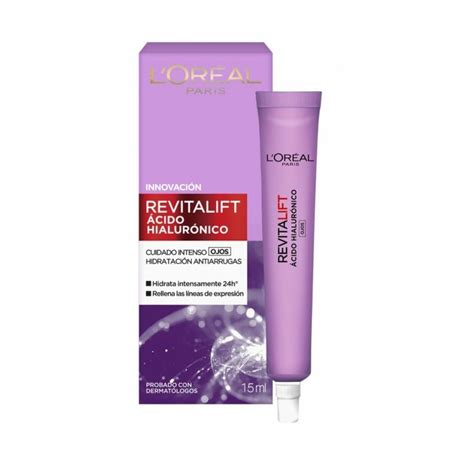 Crema Contorno De Ojos Revitalift Acido Hialuronico 15ml Loreal Gloss