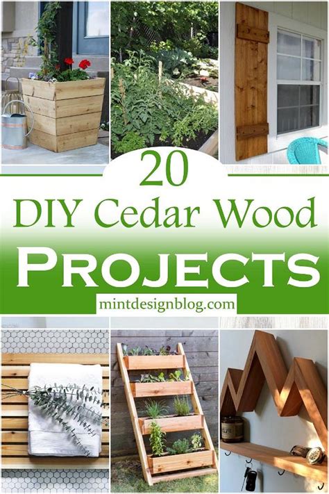 DIY Cedar Wood Projects To Make Today Mint Design Blog