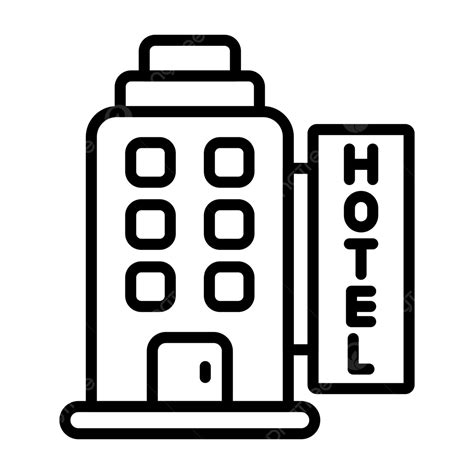 Icono De Edificio De Hotel Png Hotel Building Icon Vector Images Png