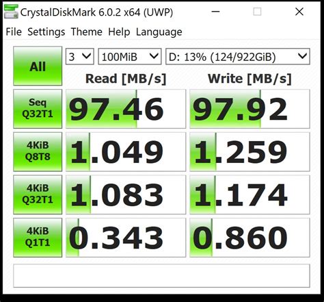 Experiment Write Read Speed Test Ssd External Di Dell Xps 13