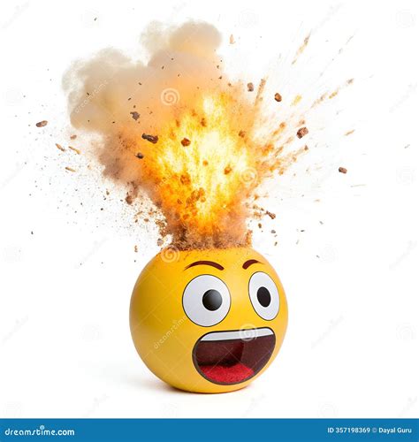 Exploding Head Emoji 3d Icon Royalty Free Stock Image Cartoondealer