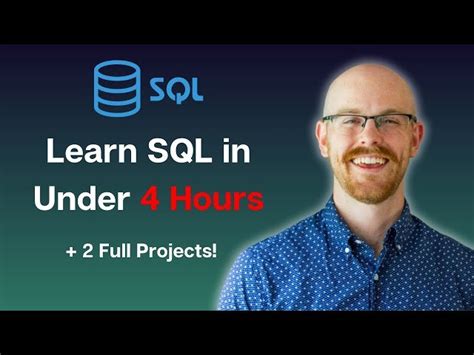 free video sql from beginner to advanced database operations and