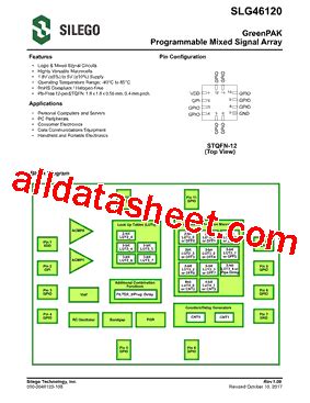 SLG Datasheet PDF Dialog Semiconductor SLG Datasheet PDF Dialog Semiconductor