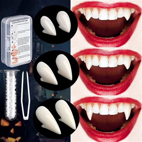 Vampire Teeth Fangs Perfect Fit Halloween Vampire Fangs