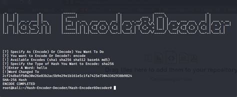 Github 8xia8hash Encoder Decoder With This Tool You Can Encrypt And Decrypt Sha1sha256
